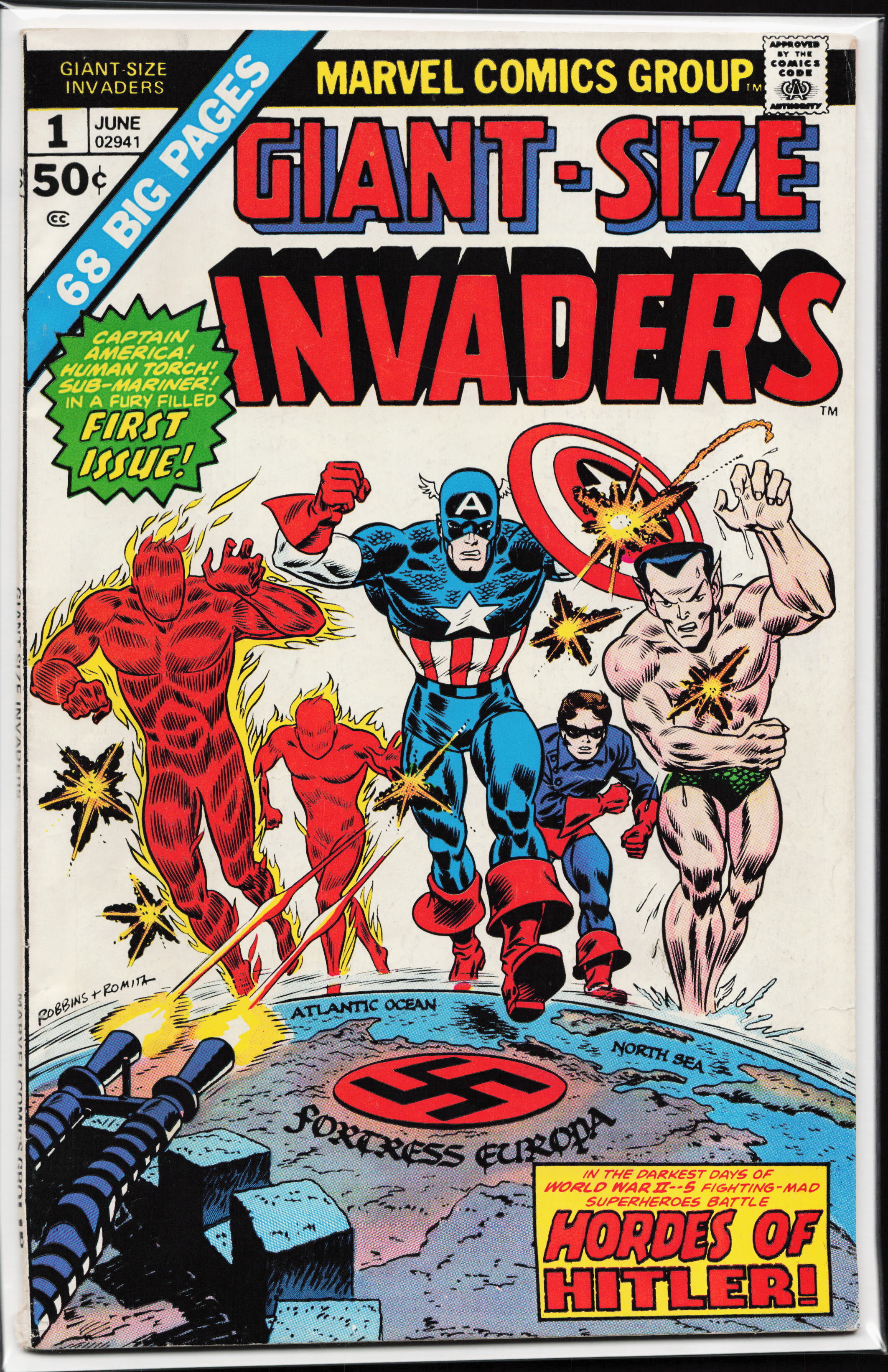 Giant-Size Invaders #1 (1975) The Invaders | Comic Books - Bronze Age, Marvel, Superhero / HipComic