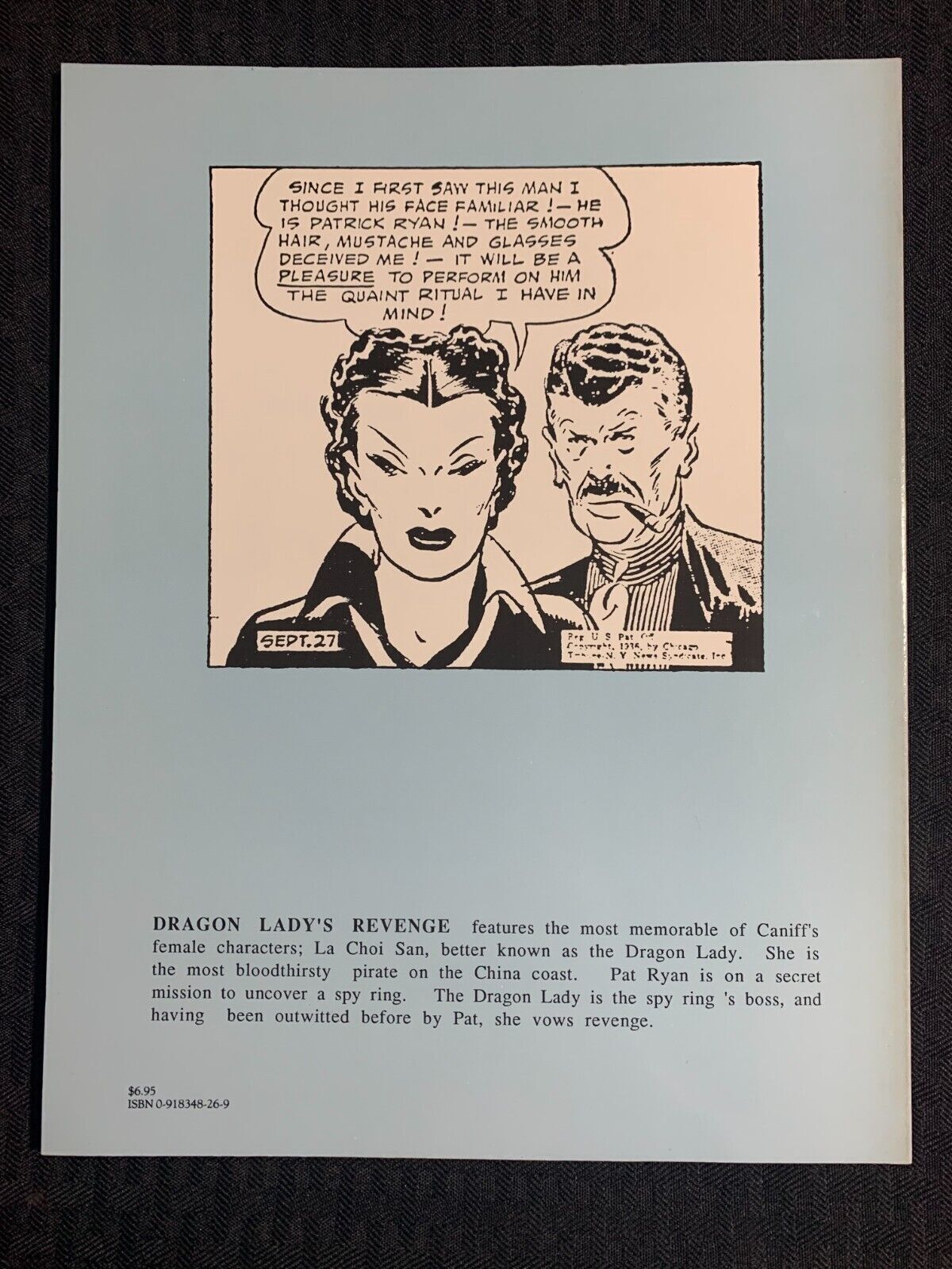 1986 TERRY AND THE PIRATES #3 FN+ 6.5 Milton Caniff NBM F/B Dragon Lady ...