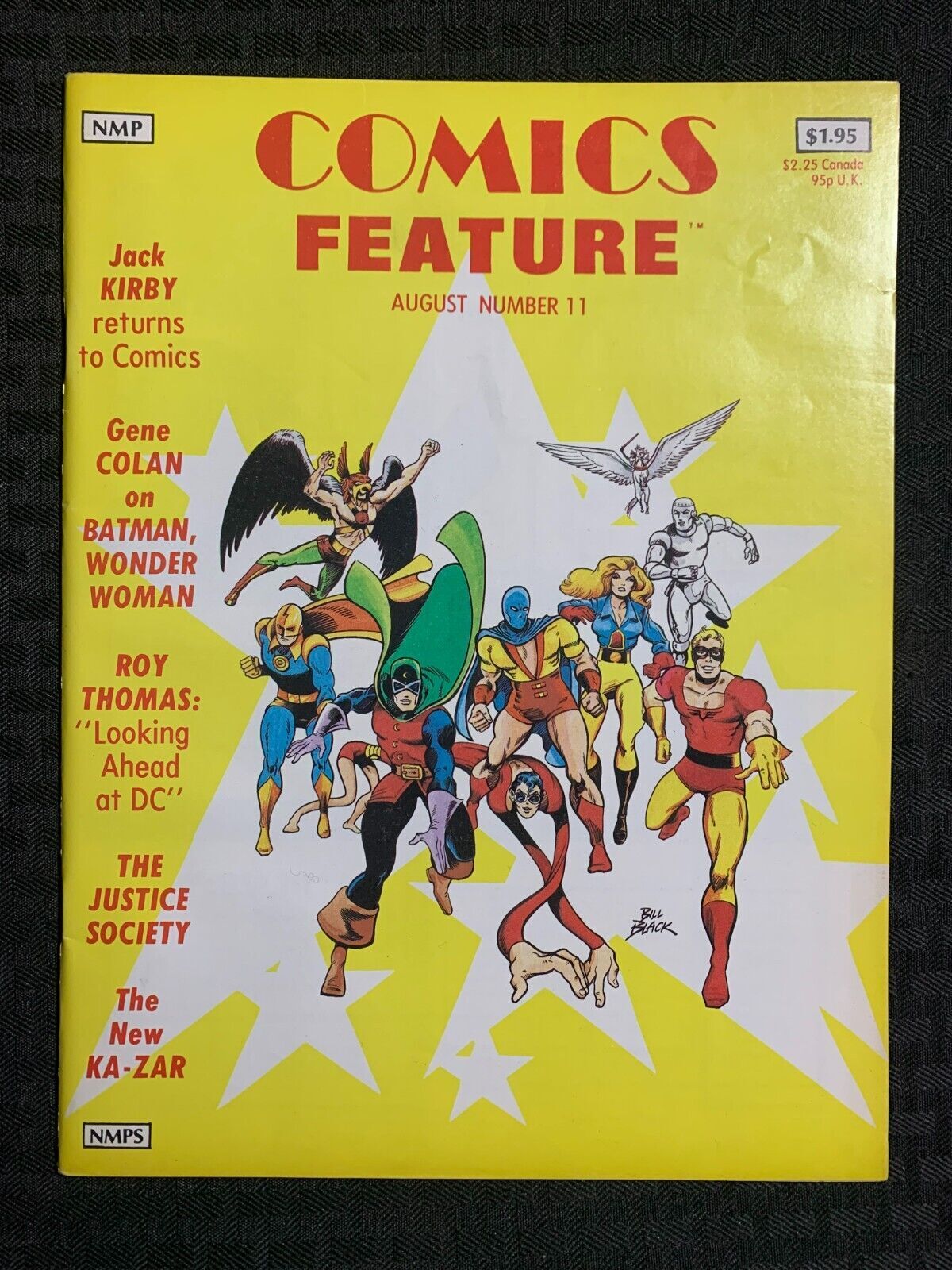 1981 COMICS FEATURE Fanzine Magazine #11 VG/FN 5.0 Jack Kirby / Gene ...