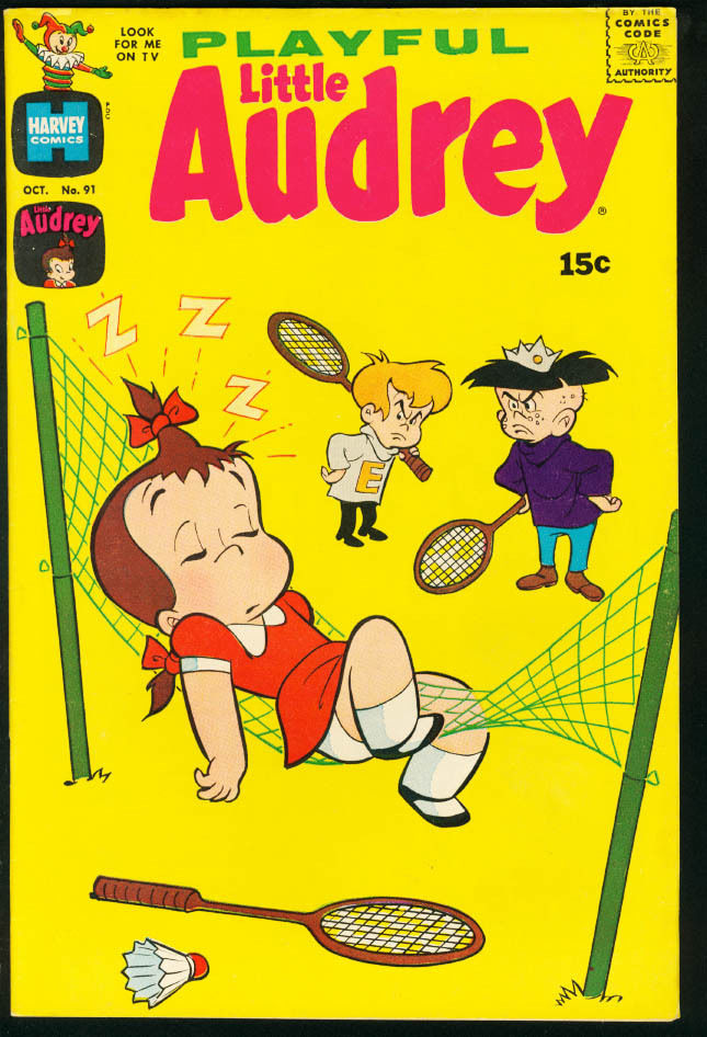 Playful Little Audrey #91 1970-Harvey Comics --Badmiton VF | Comic ...