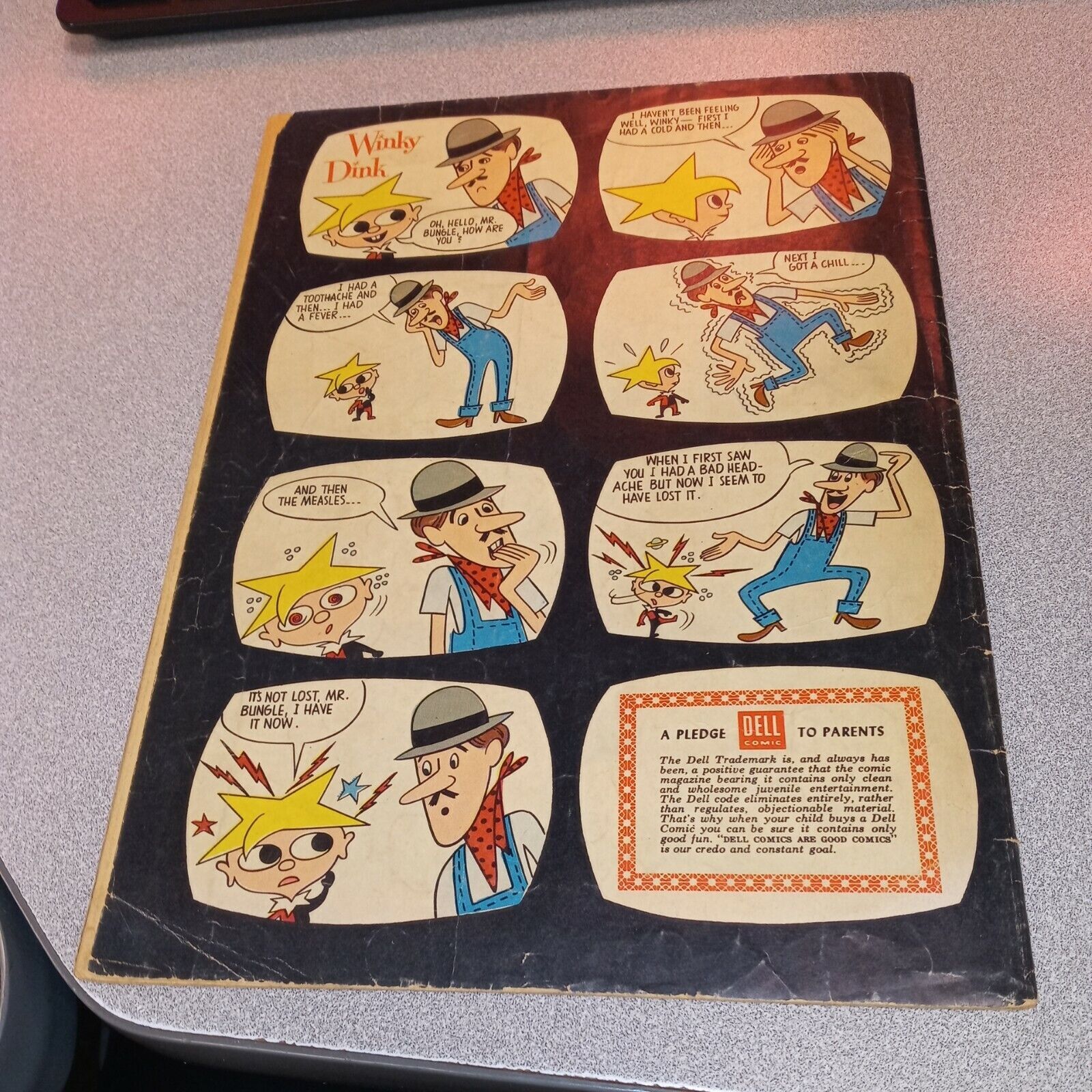 Winky Dink Four Color #663 Scarce 1955 abc TV show Comics dell cartoon ...