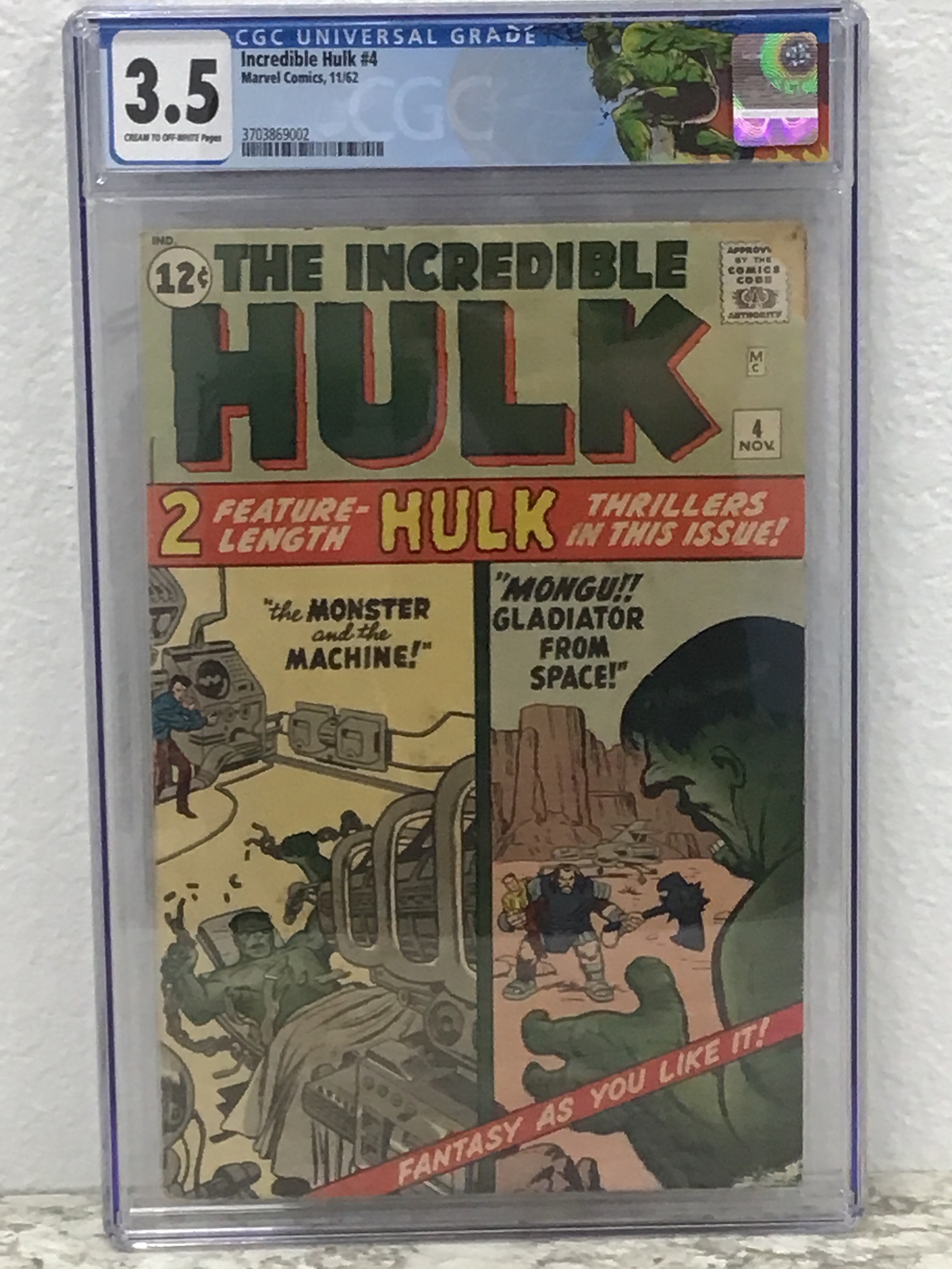 The Incredible Hulk #4 (1962) Investment Quality! Own a piece of ...