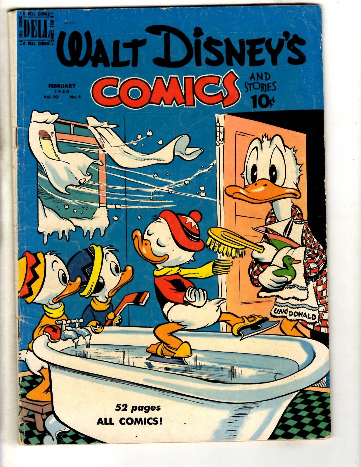 Walt Disneys Comics And Stories 113 Vg Fn Golden Age Dell Comic 1950