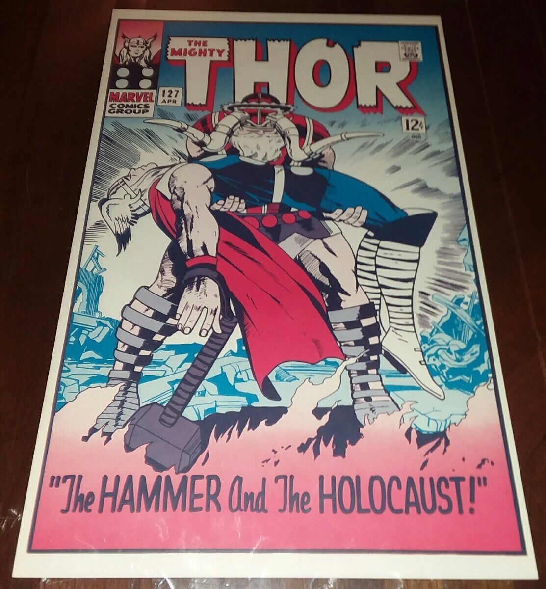 FOOM POSTER MIGHTY THOR 127 Jack Kirby Marvelmania uk Mail Order Only ...