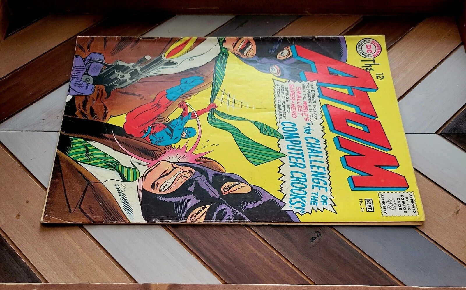 The ATOM #20 VG (DC 1965) Silver Age ft ROD MACK plus MAYA and Flower ...