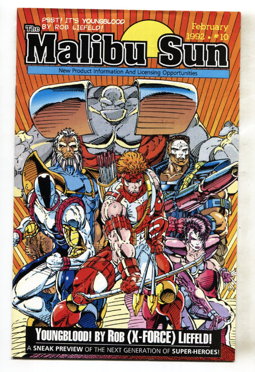 MALIBU SUN #10 1992-Pophet and Youngblood preview | Comic Books ...