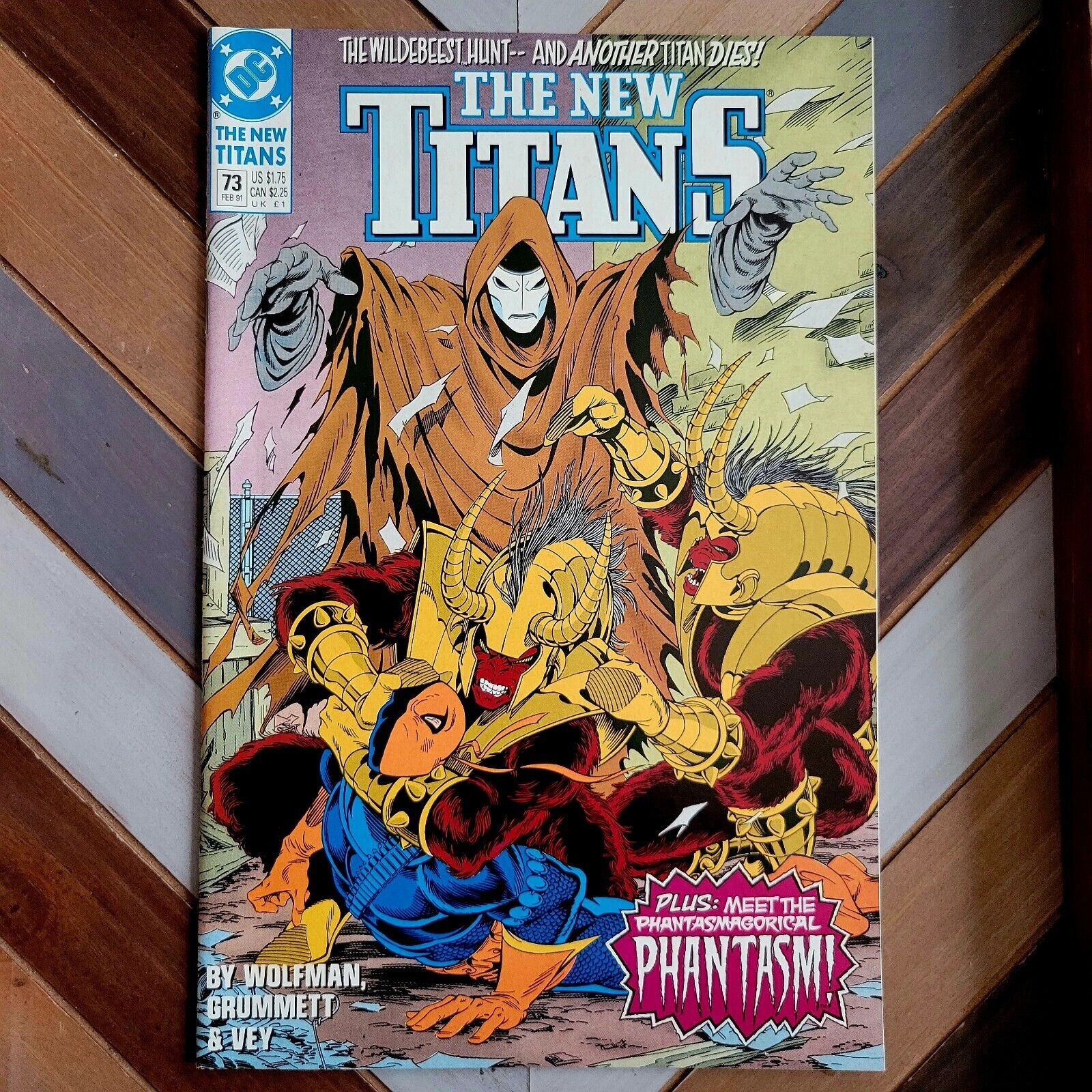 New (Teen) Titans #71-74 Set of 5 (DC 1990) NIGHTWING, DEATHSTROKE ...