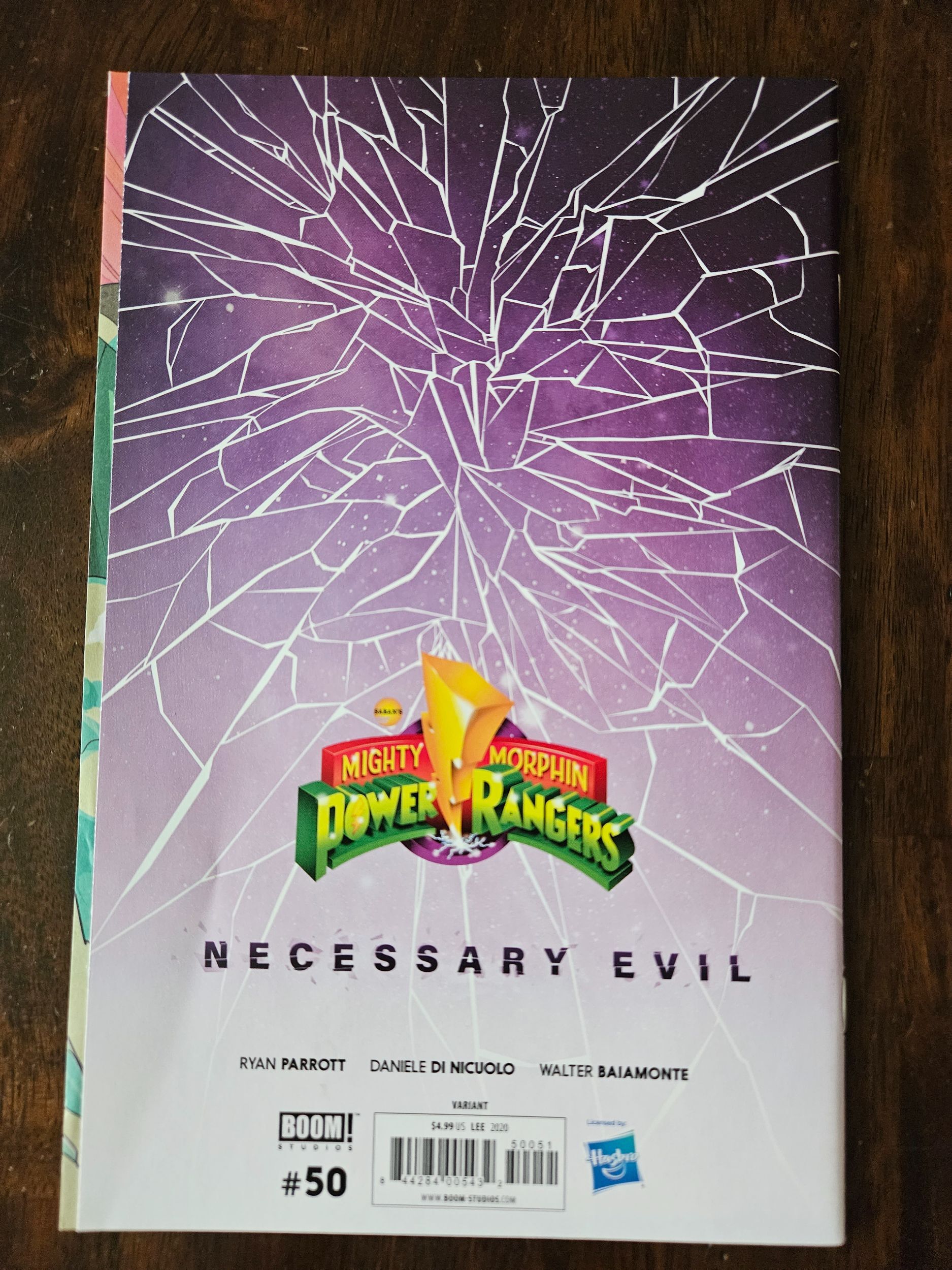 Mighty Morphin Power Rangers Necessary Evil 50 Inhyuk Lee 1:50 variant ...