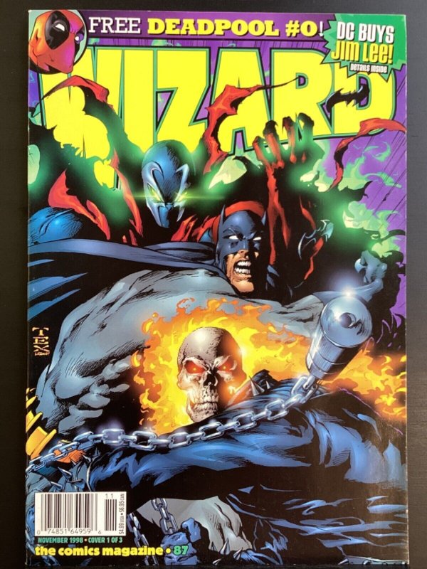 Wizard Magazine #87 Batman Spawn Ghost Rider Texeira McFarlane Gene ...