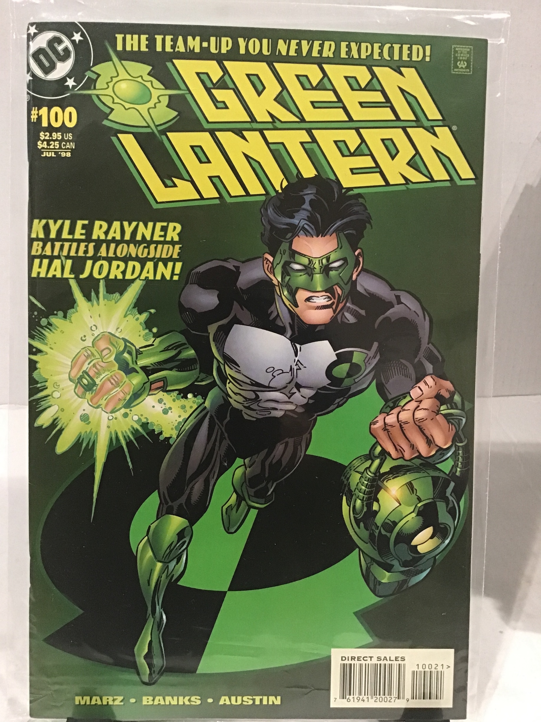 Green Lantern #100 Kyle Rayner Cover (1998) | Comic Books - Modern Age ...