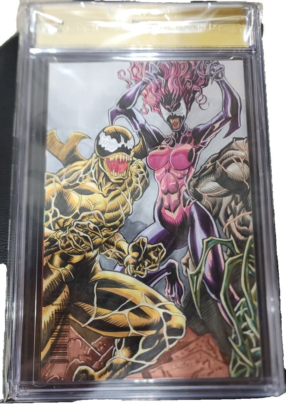 Venom #1 Custom Wraparound Sketch Cover 1 of a Kind by Alfredo Lopez ...