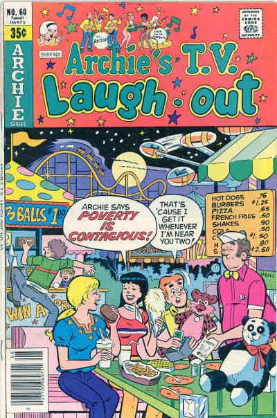 Archie's TV Laugh-Out #60 VG ; Archie | low grade comic August 1978 ...