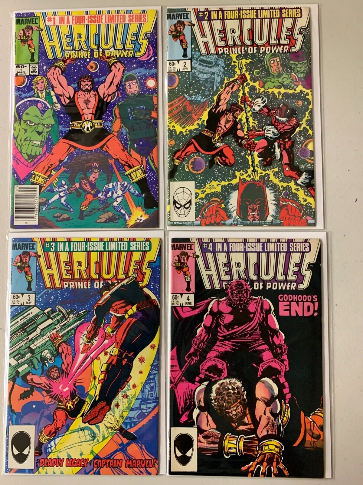 Hercules set #1-4 mixed ns/dir 4 diff 6.0 (1984) | Comic Books - Modern ...