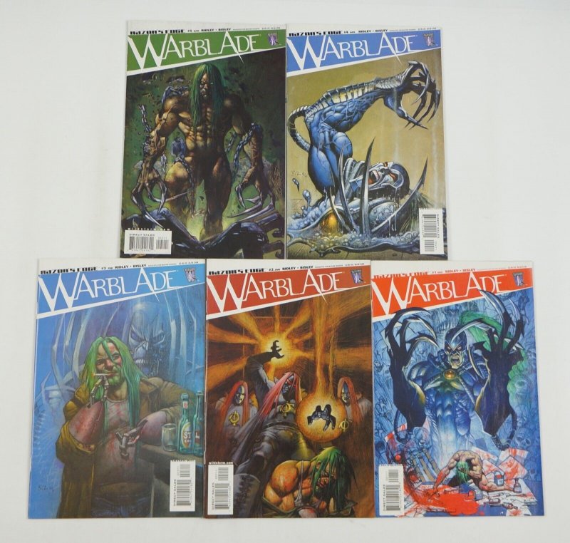 Warblade: the Razor's Edge #1-5 VF/NM complete series - simon bisley 2 ...