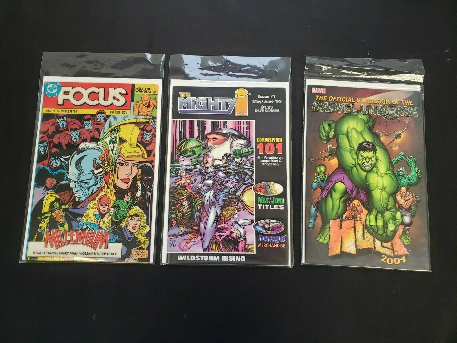 Misc Comics 3pc (FN/UP) Fanzines From Marvel & DC, Focus First Issue ...