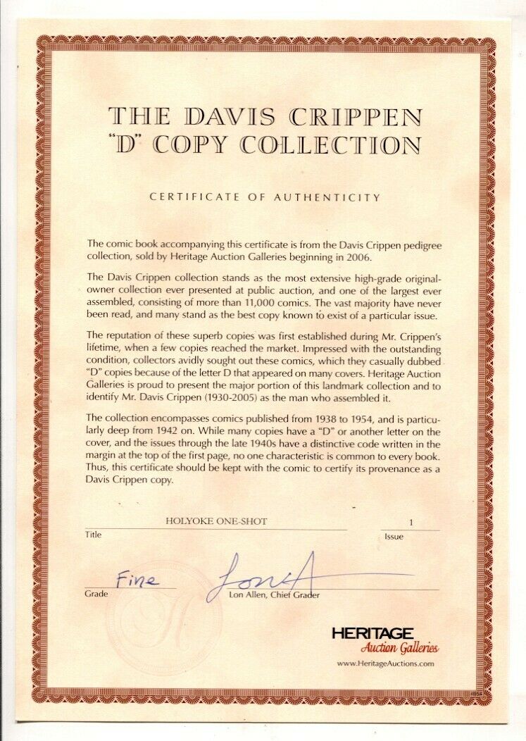 Grit Grady Comics #1 1944- Holyoke 1 shot- Alias X- CRIPPEN COPY ...
