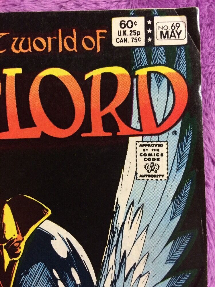 The warlord #69 rare bronze age signed by gary cohn dc comics comic ...