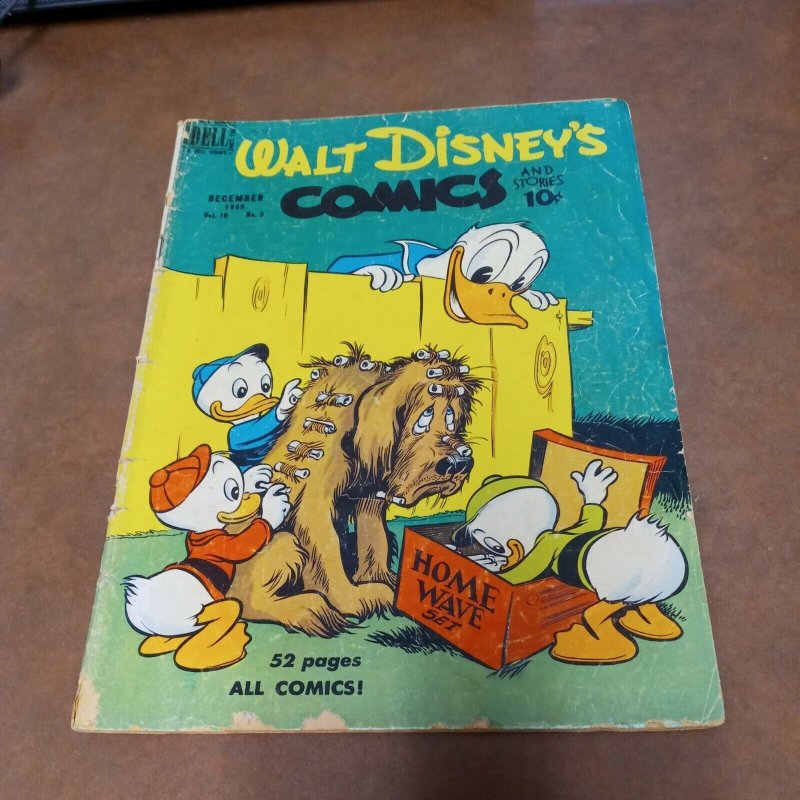 WALT DISNEY'S COMICS AND STORIES #111 Golden age Dell 1949 carl barks ...