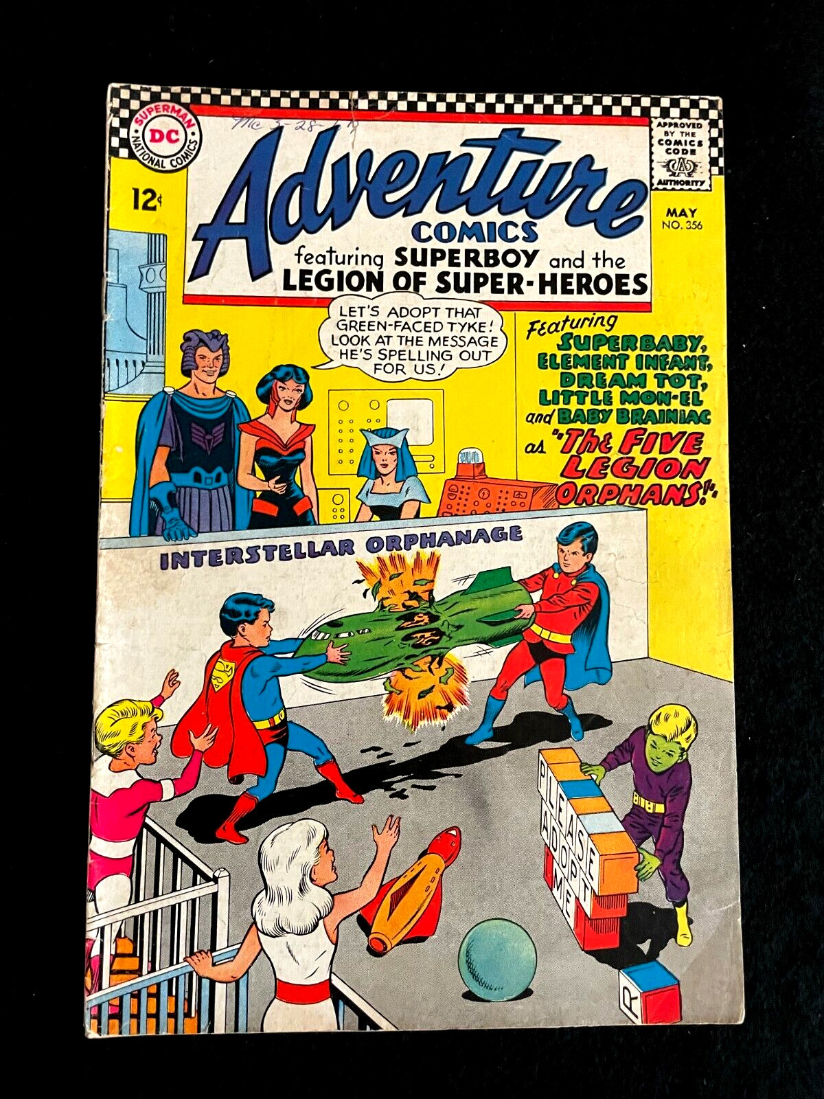 Adventure Comics #356 1967 - The Five Legion Orphans - Combined ...