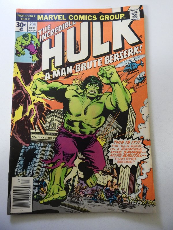 The Incredible Hulk #206 (1976) FN Condition | Comic Books - Bronze Age ...