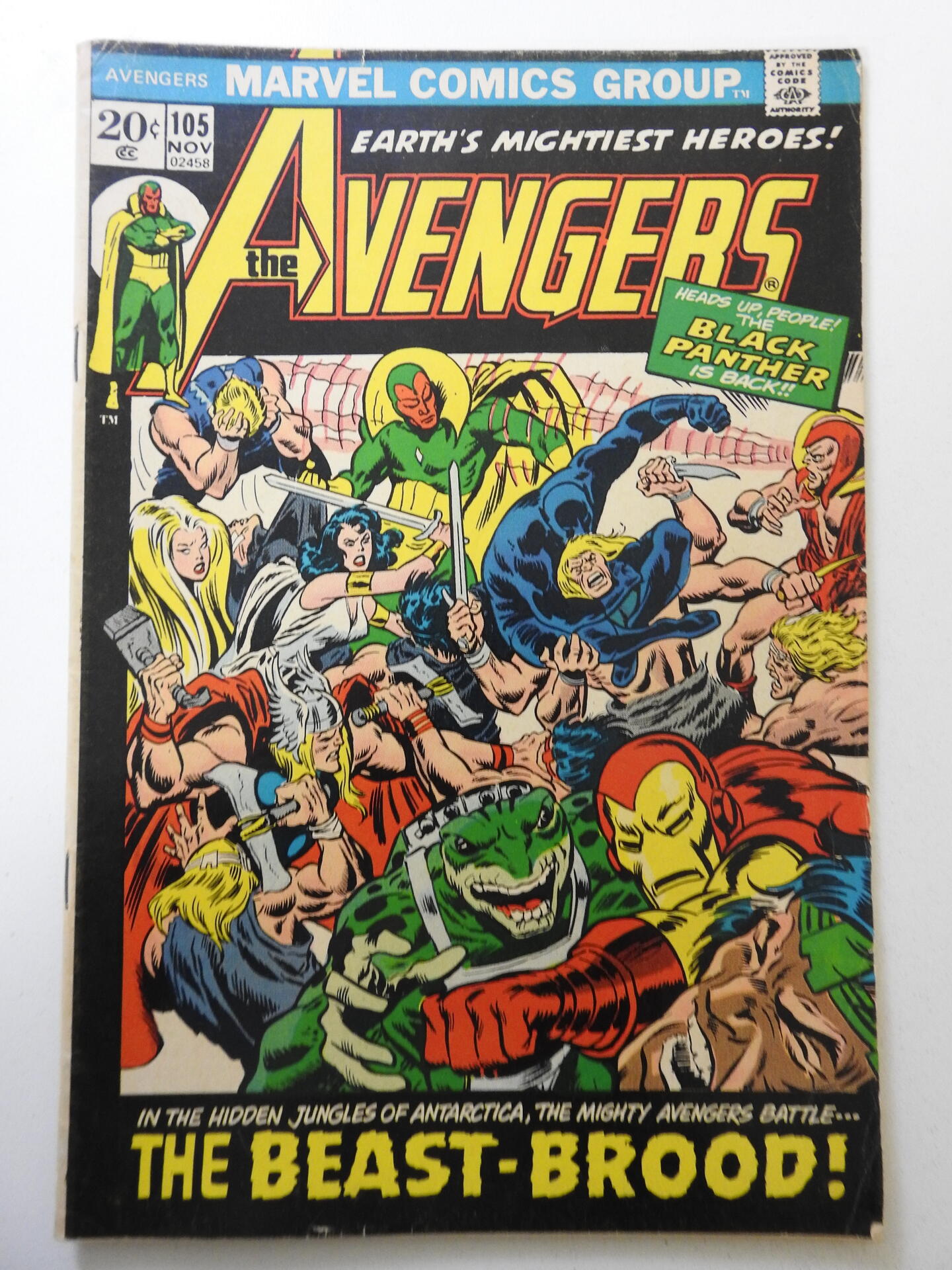 The Avengers #105 (1972) FN- Condition! | Comic Books - Bronze Age ...