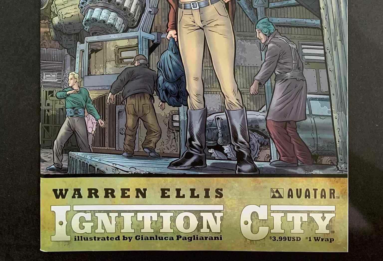 Ignition City #1B Avatar Comics 2009 Nm- Paglarani Variant Cover ...