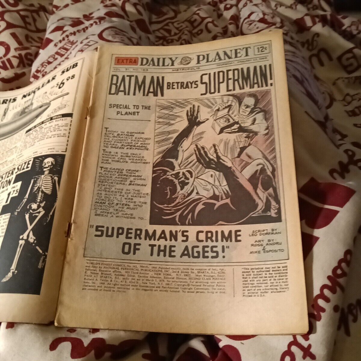 WORLD'S FINEST COMICS #183 Neal Adams Cover Lex Luthor Brainiac DC ...