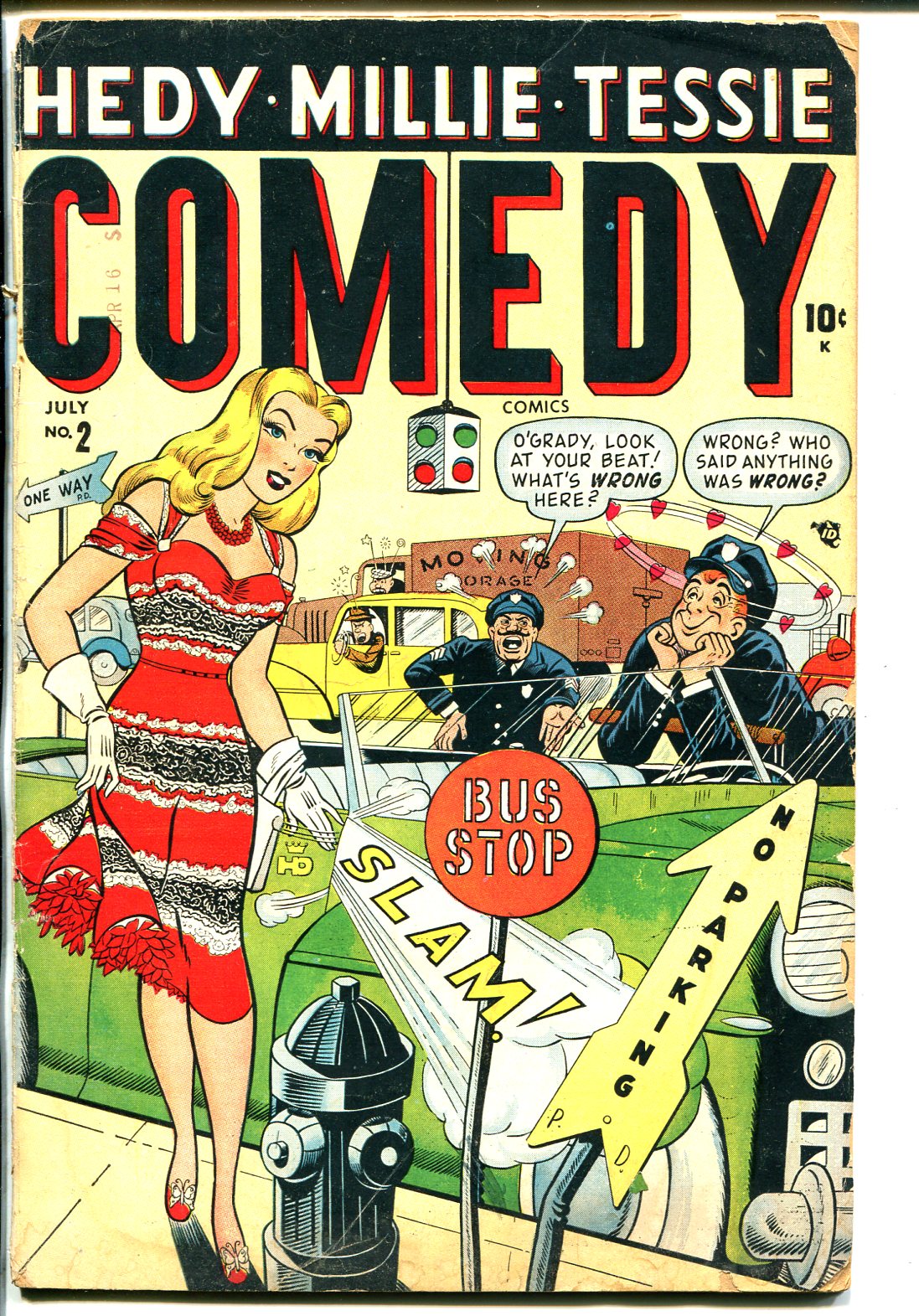 Comedy #2 1948-Timely-Millie The Model-Hedy Devine-Tillie The Typist-G ...