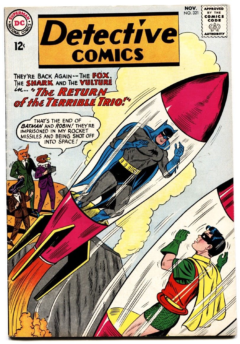 Detective #321 1963-DC Comics-2nd appearance of Terrible Trio | Comic ...
