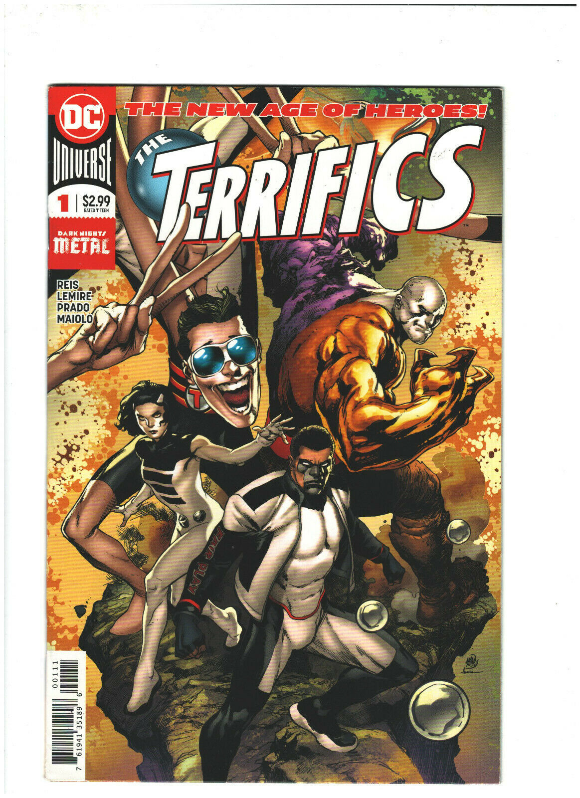The Terrifics #1 VF 8.0 DC Comics Dark Nights Metal 2018 | Comic Books ...