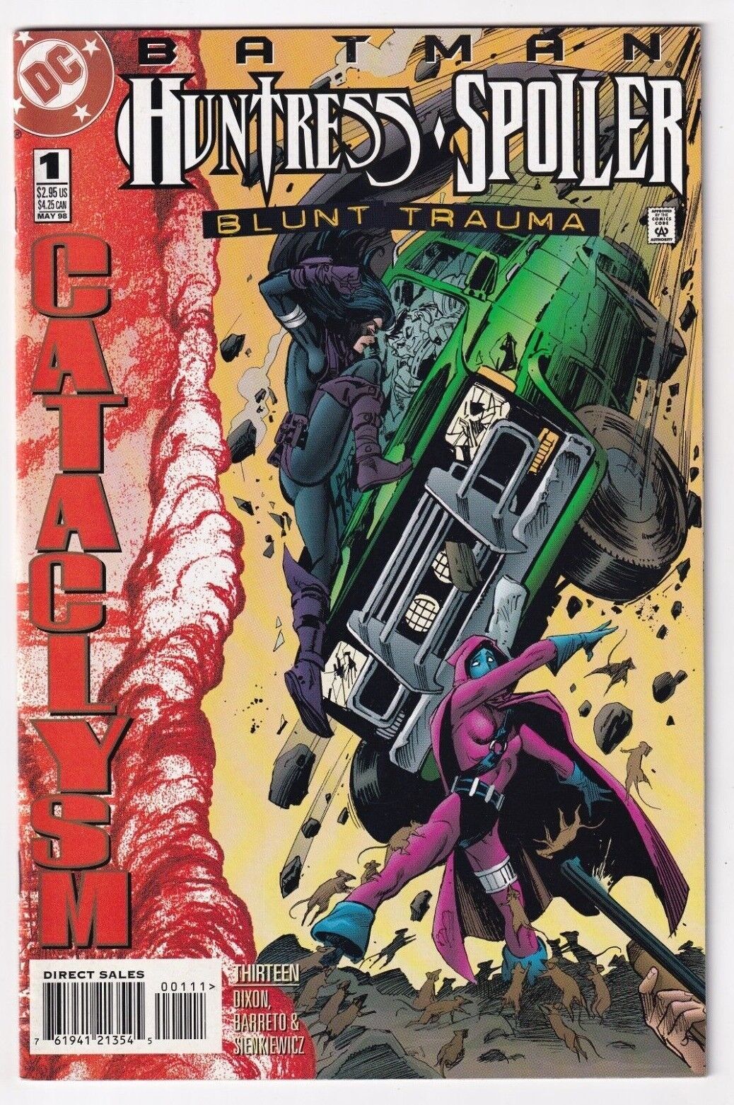 Batman Huntress Spoiler #1 Cataclysm May 1998 DC Chuck Dixon Eduardo ...
