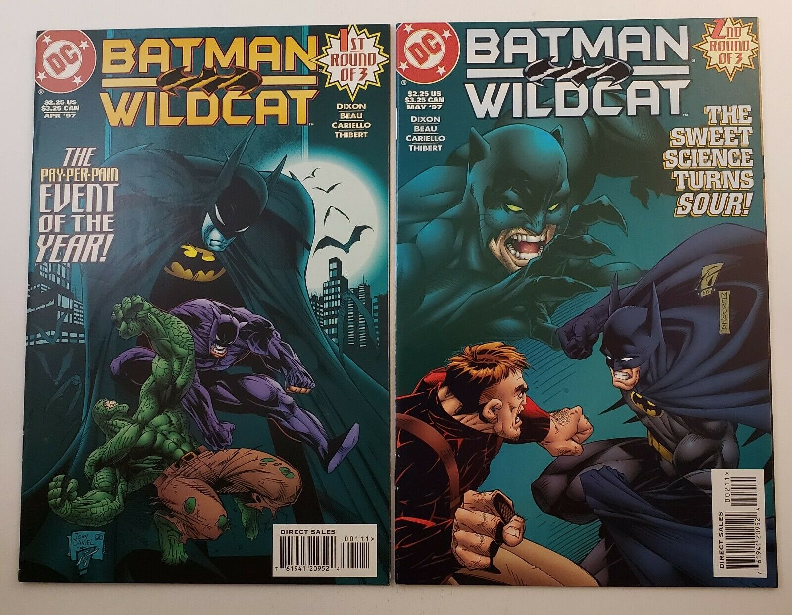 Batman Wildcat #1-3 Complete Set High Grade NM DC Comics 1997 | Full ...