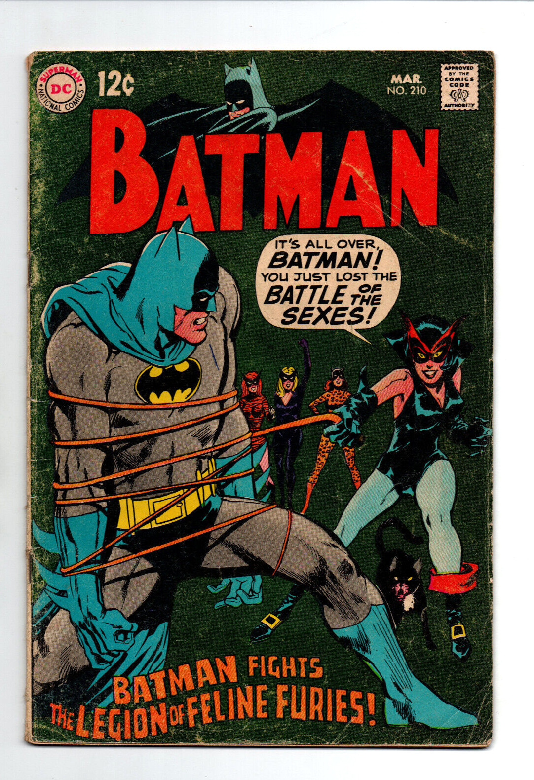 Batman #210 - Catwoman - Neal Adams - KEY - 1969 - FR/GD | Comic Books ...