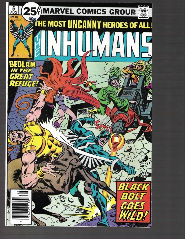 The Inhumans #6 (1976) | Comic Books - Bronze Age, Marvel, Inhumans ...