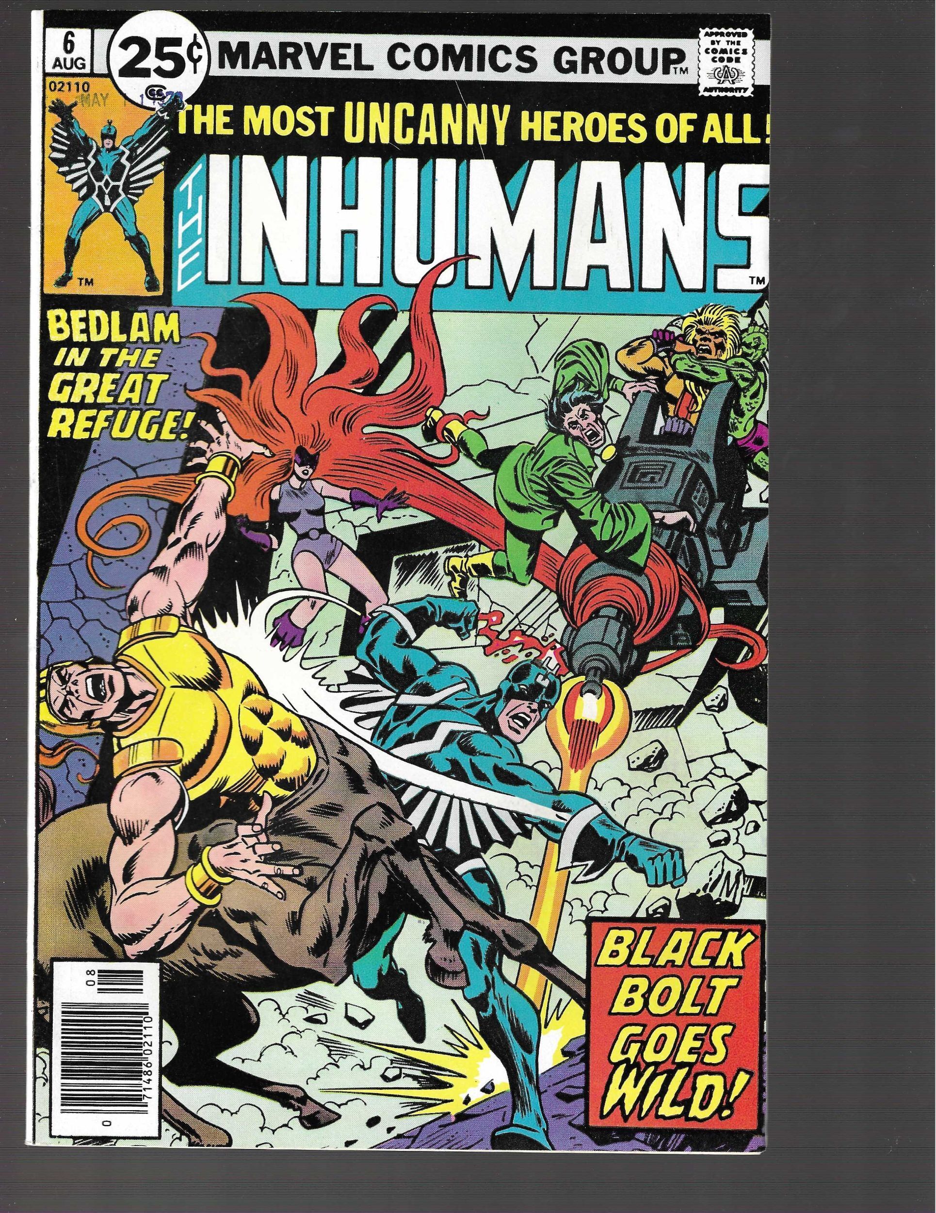 The Inhumans #6 (1976) | Comic Books - Bronze Age, Marvel, Inhumans ...