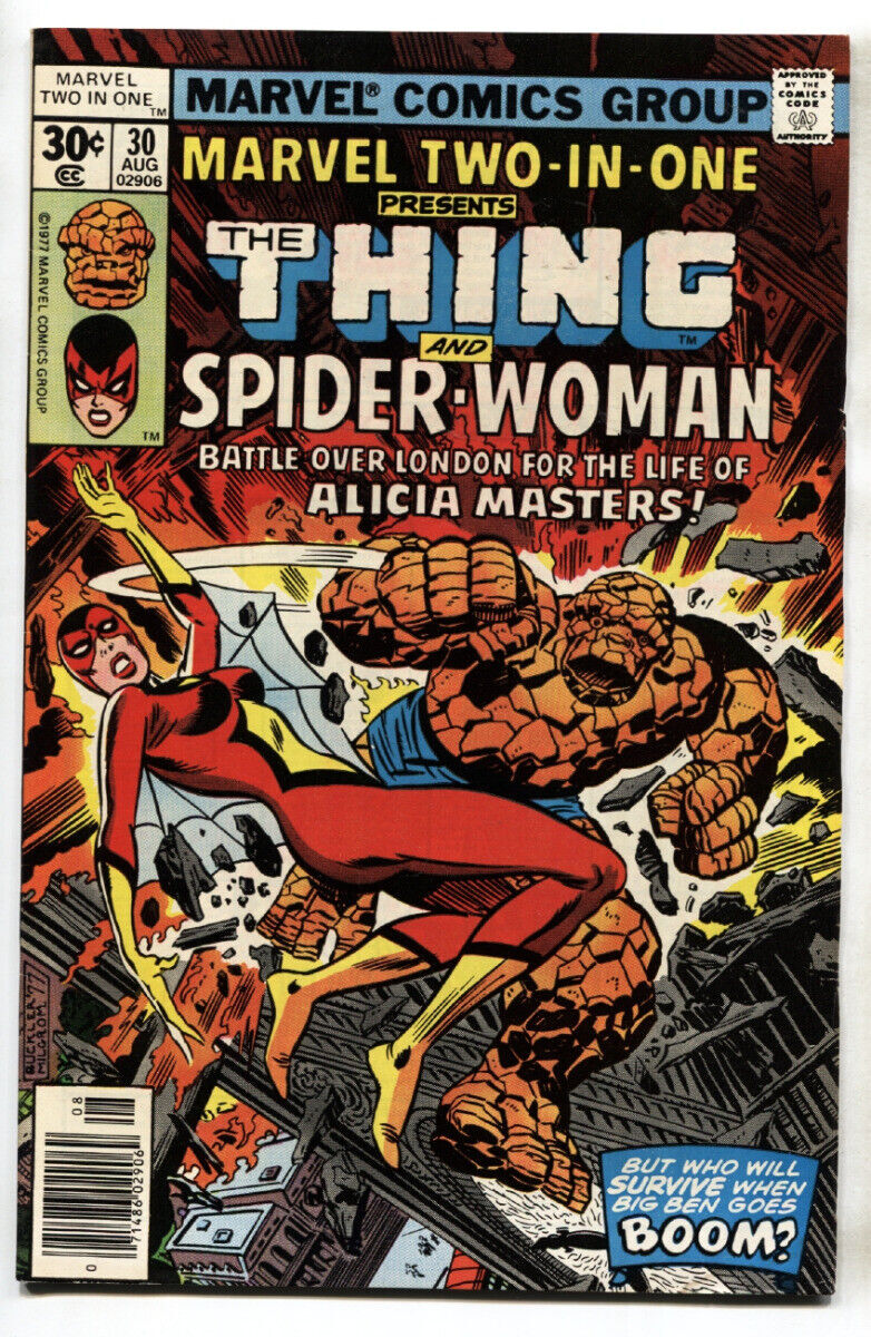 MARVEL TWO-IN-ONE #30--Early Spider-Woman--comic book | Comic Books ...