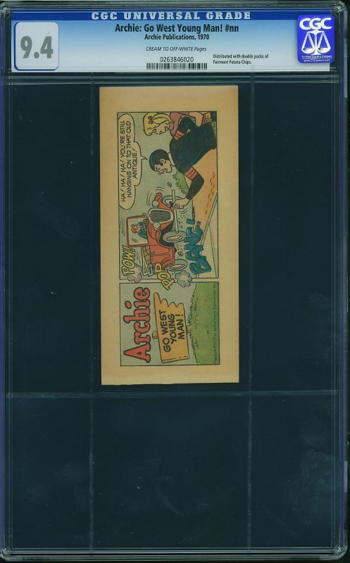 The Archies Go West Young Man! (1970) CGC 9.4 NM | Comic Books - Modern ...
