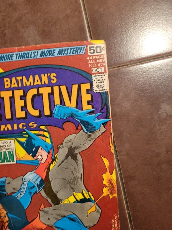 Batman: Detective comics #479 1st Appearance Of Fadeaway Man. DC Comics ...