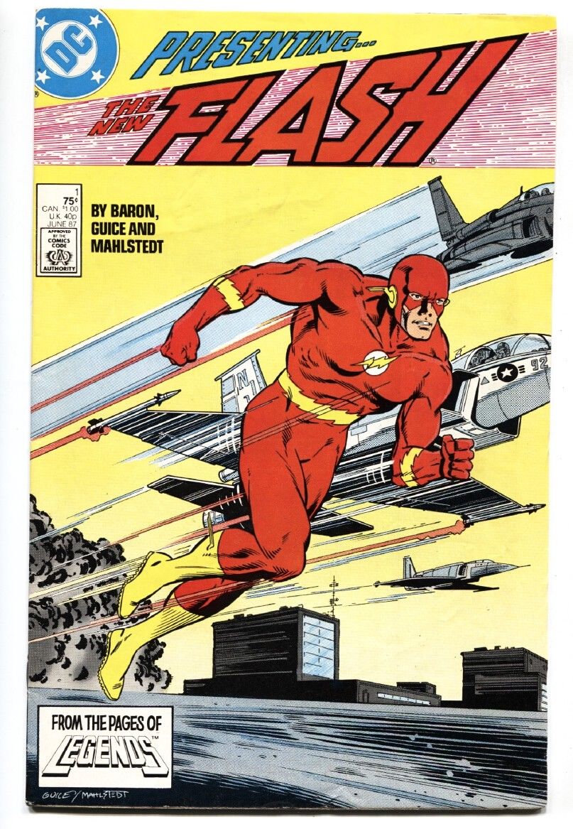 The Flash #1 1987 1st Wally West title DC Comics VF/NM / HipComic