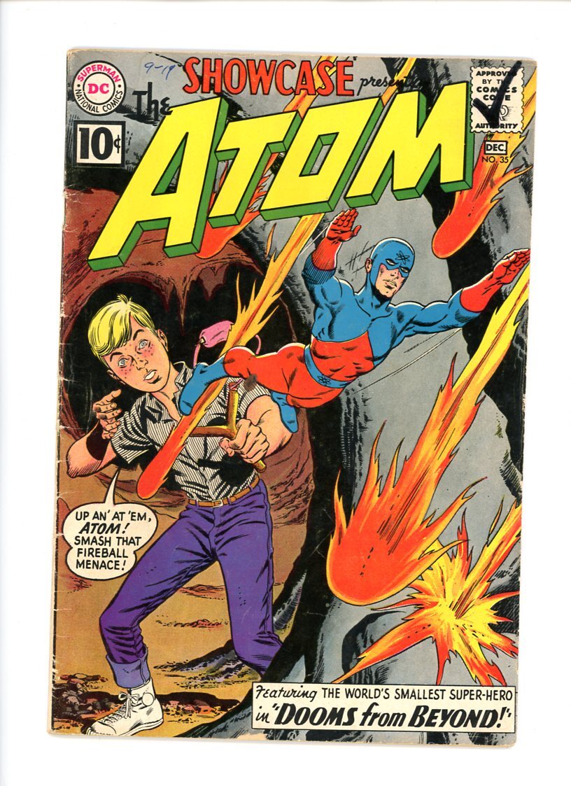 Showcase #35 1961 G/VG 2nd Appearance Silver Age Atom! | Comic Books ...