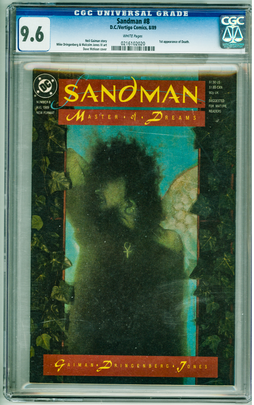 The Sandman #8 (1989) CGC 9.6! 1st Appearance of Death! See description ...