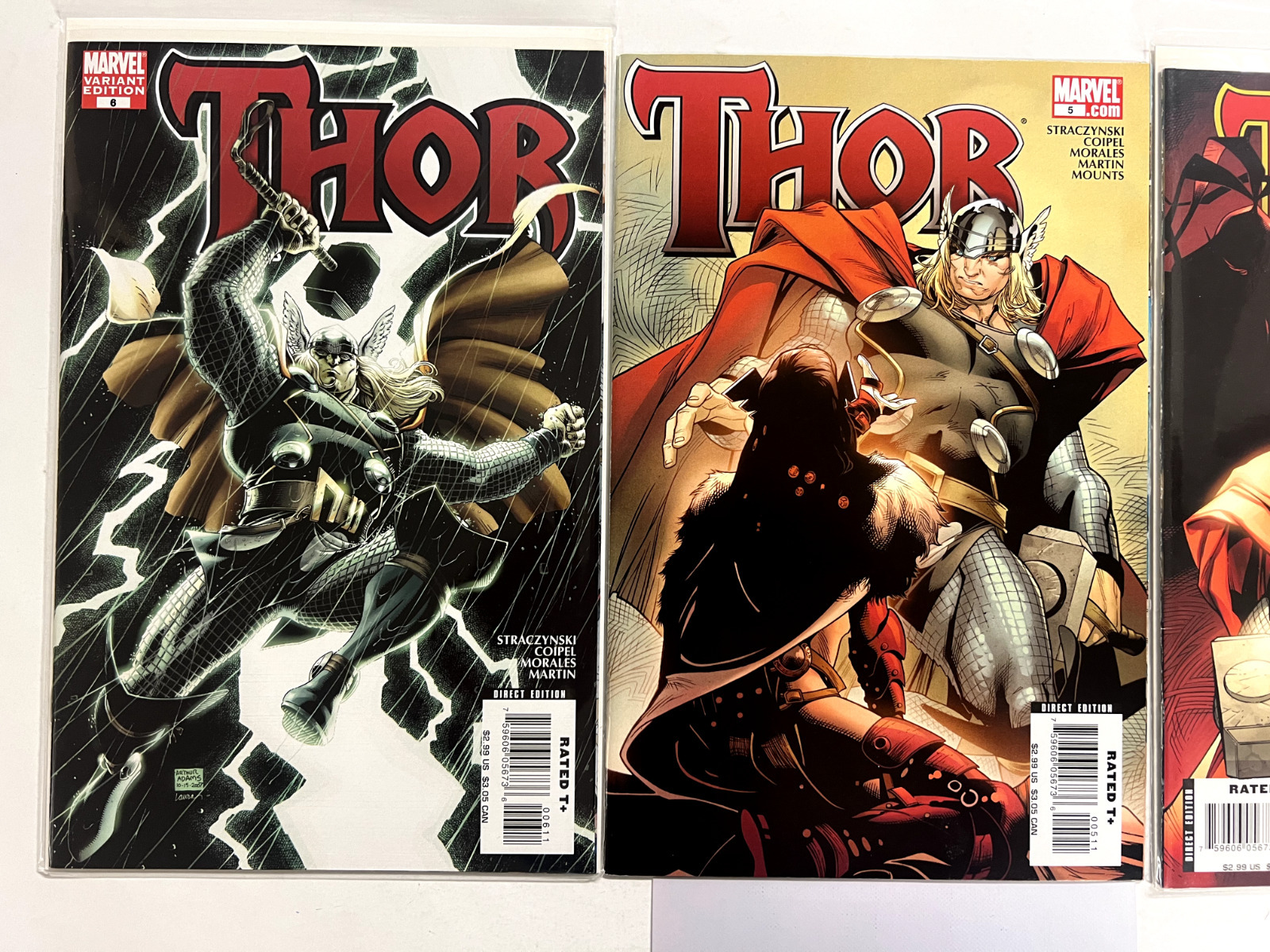 3 Thor Marvel Comic Books# 4 5 6 Avengers X Men Spiderman Defenders 81 ...