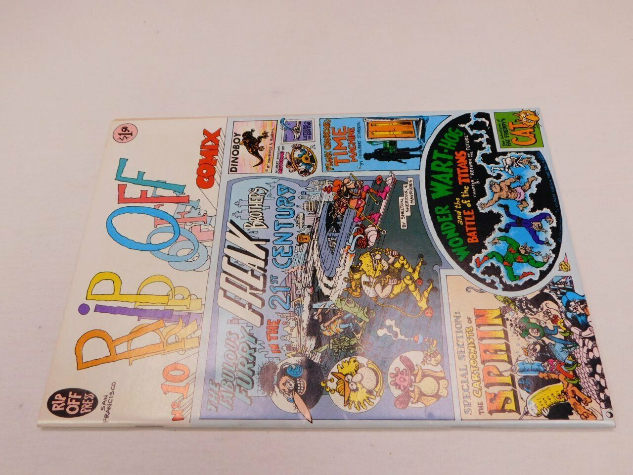 RIP OFF COMIX #10- 9.0 1st Print Freak Brothers Wonder Warthog ...