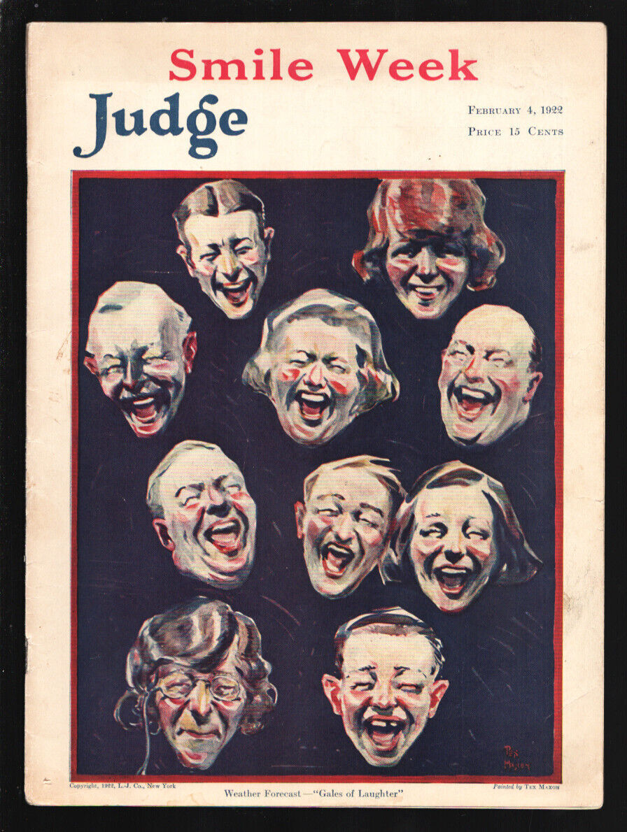 Judge 2/4/1922-James Montgomery Flagg-Rene Clarke-Arthur Little-Ralph ...