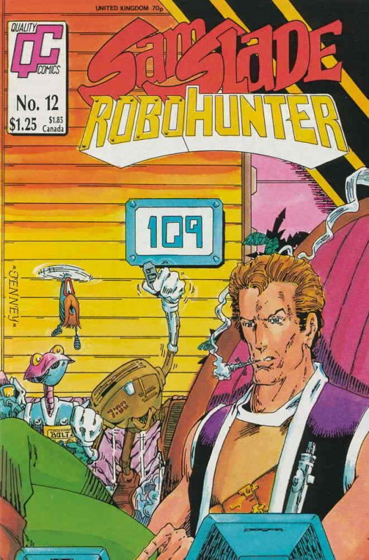 Sam Slade, Robo-Hunter #12 VF; Fleetway Quality | International - Comic ...