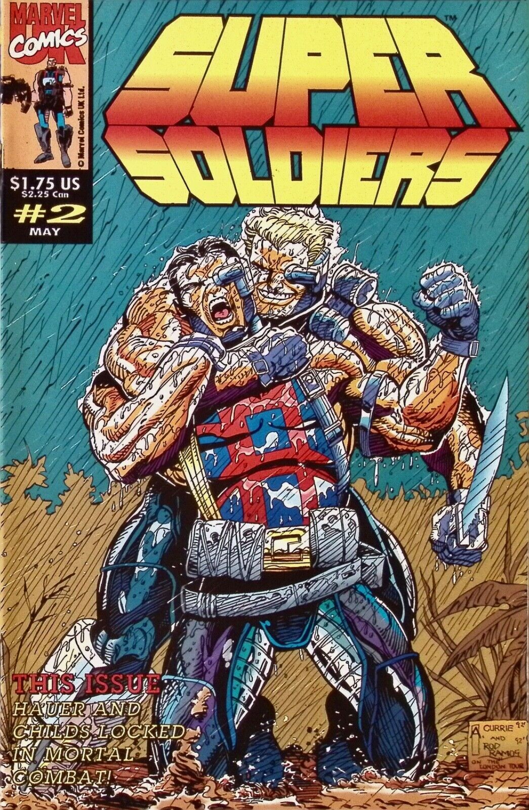 SUPERSOLDIERS Comic Issue 2 — US Agent John Walker $1.75 Cover 1993 ...