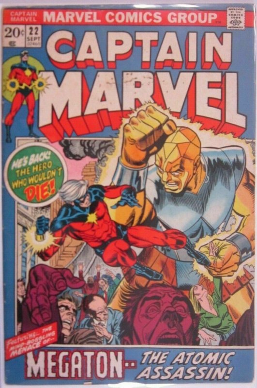 Captain Marvel #22 - 4.0 VG - 1972 | Comic Books - Bronze Age, Marvel ...