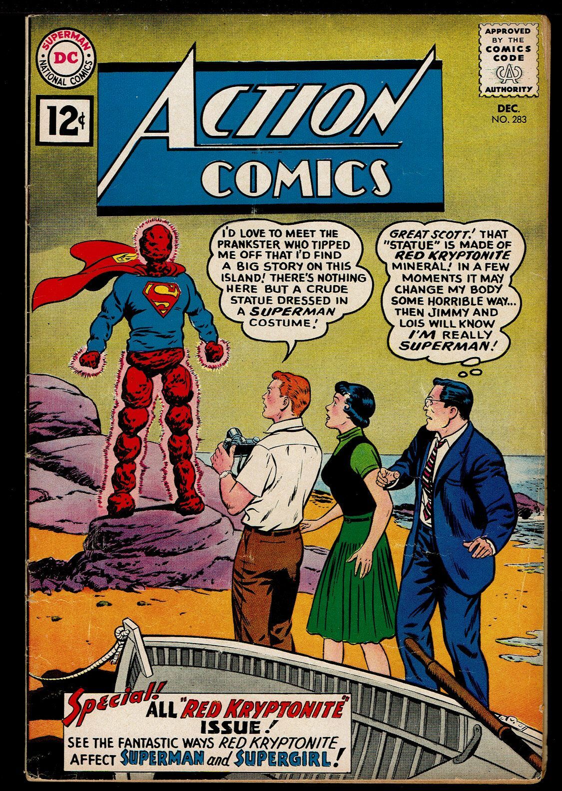 Action Comics #283 (Dec 1961, DC) 5.0 VG/FN | Comic Books - Silver Age ...