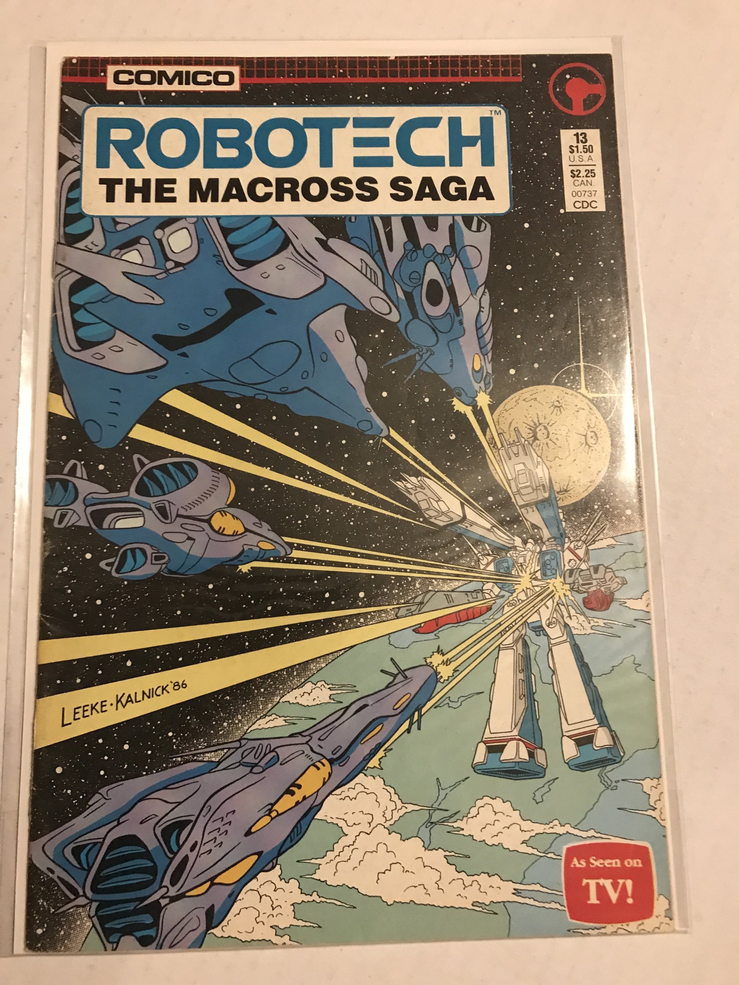 ROBOTECH : The Macross Saga #13 : Comico 7/86 FN; TV, manga | Comic ...