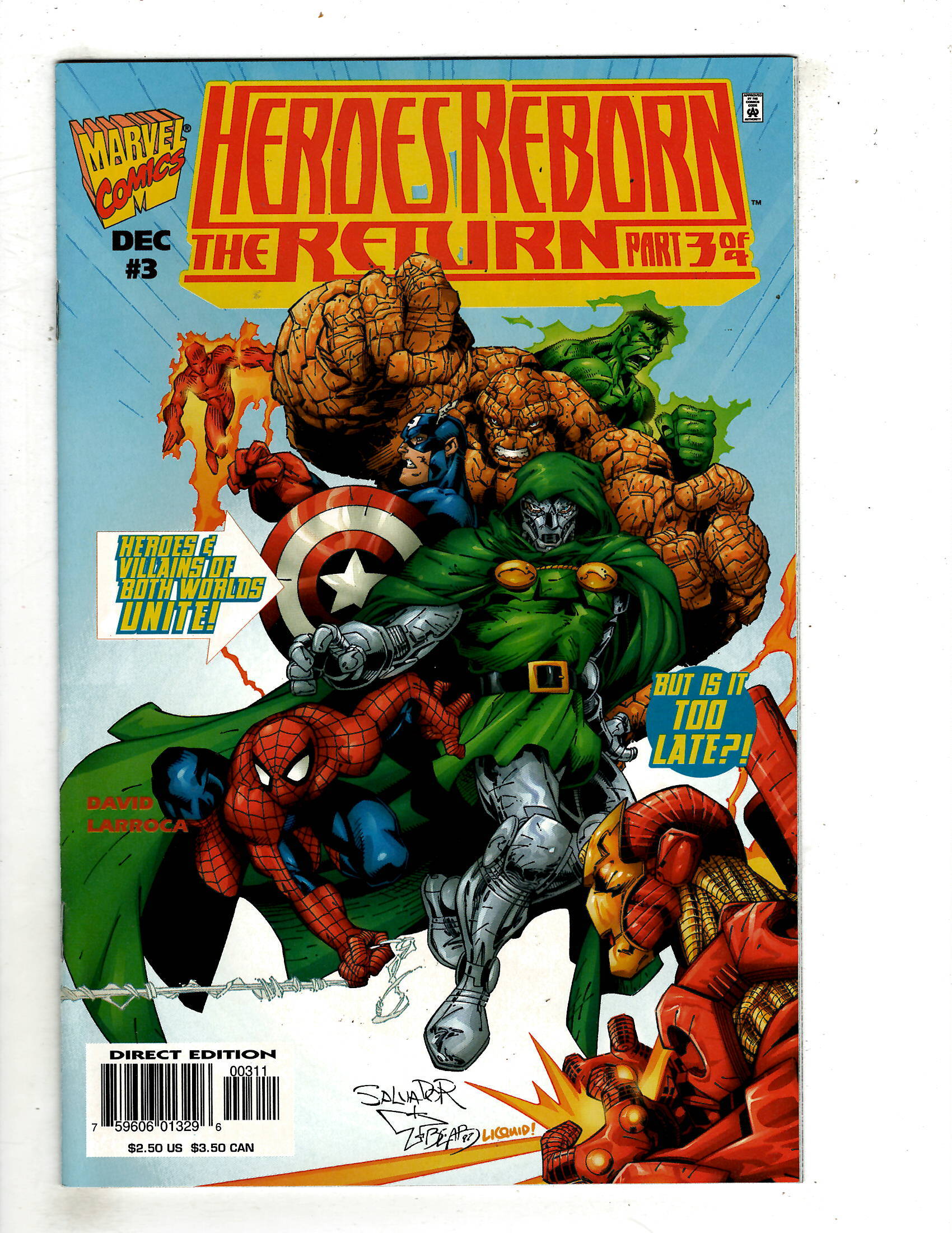 Heroes Reborn: The Return #3 (1997) OF30 | Comic Books - Modern Age ...
